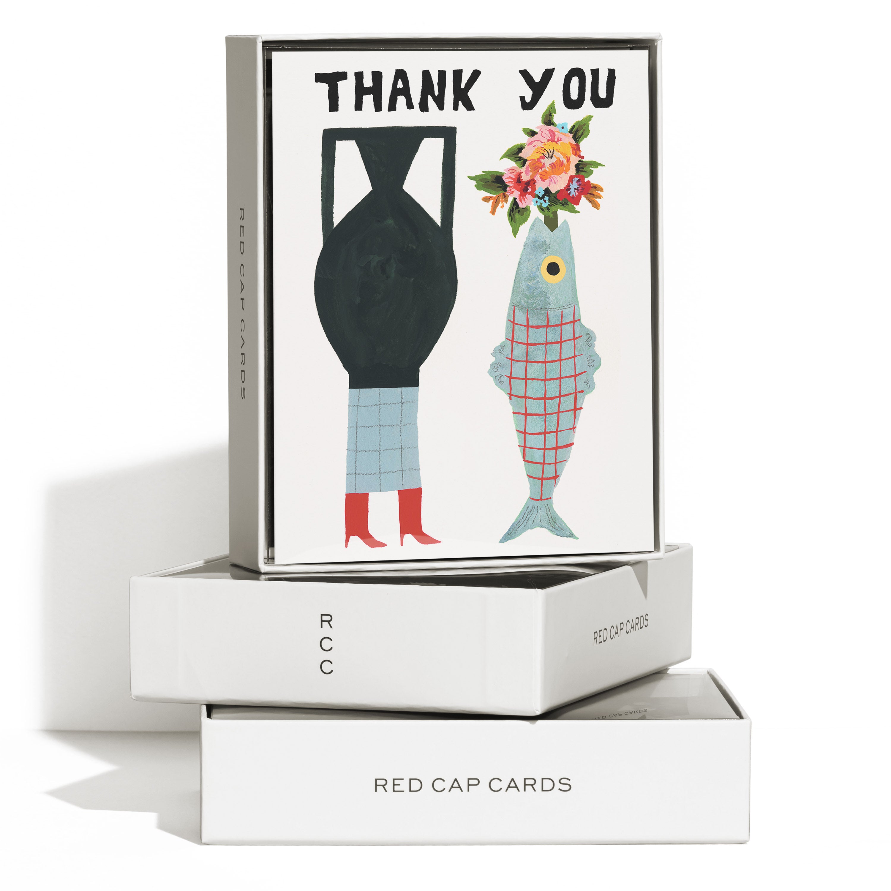 Vases greeting card – Red Cap Cards
