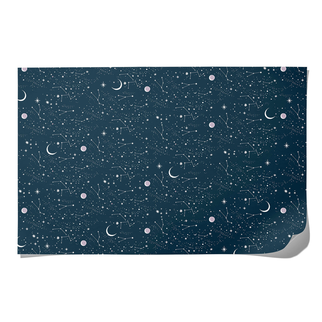 Moon and Stars wrapping paper – Red Cap Cards