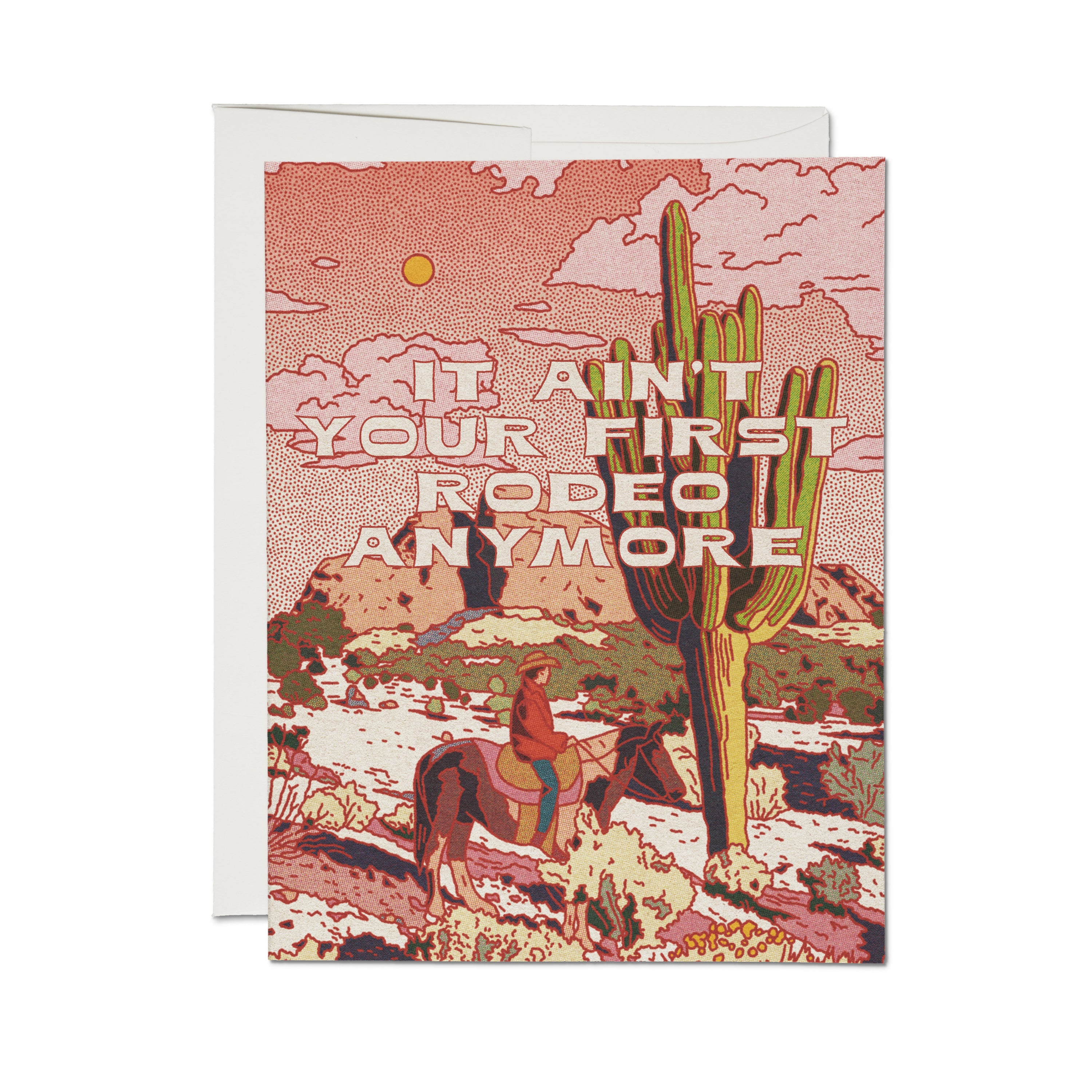 First Rodeo greeting card – Red Cap Cards