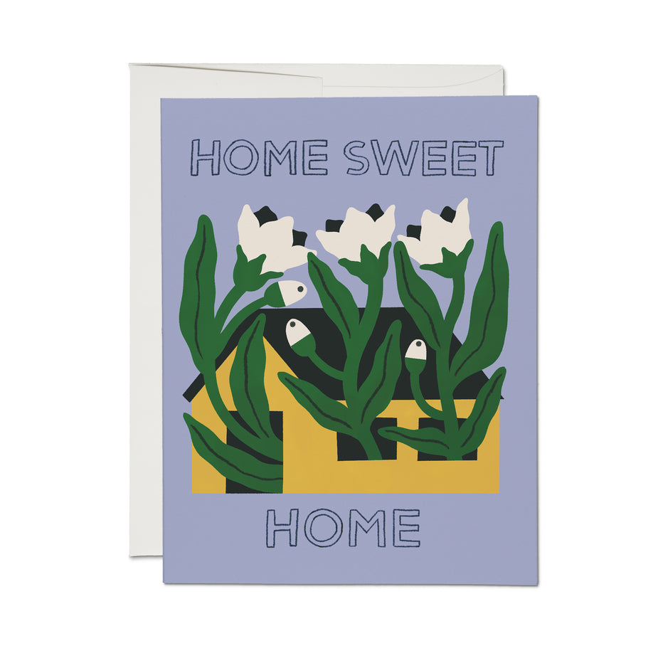 Sweet Home greeting card – Red Cap Cards