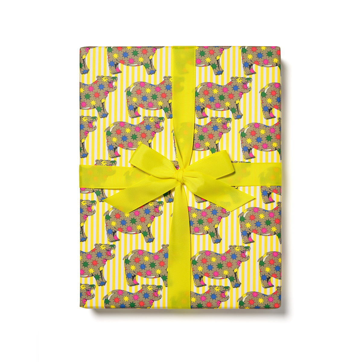 Star Hippos wrapping paper – Red Cap Cards