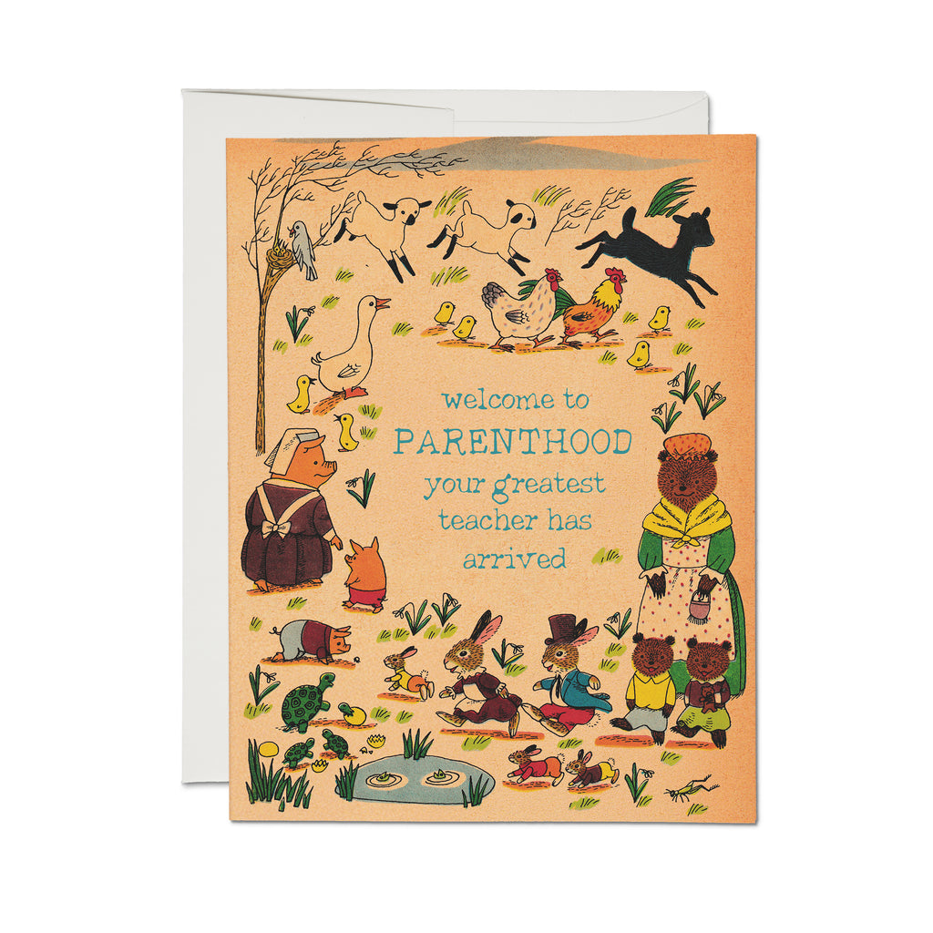 Parenthood greeting card – Red Cap Cards