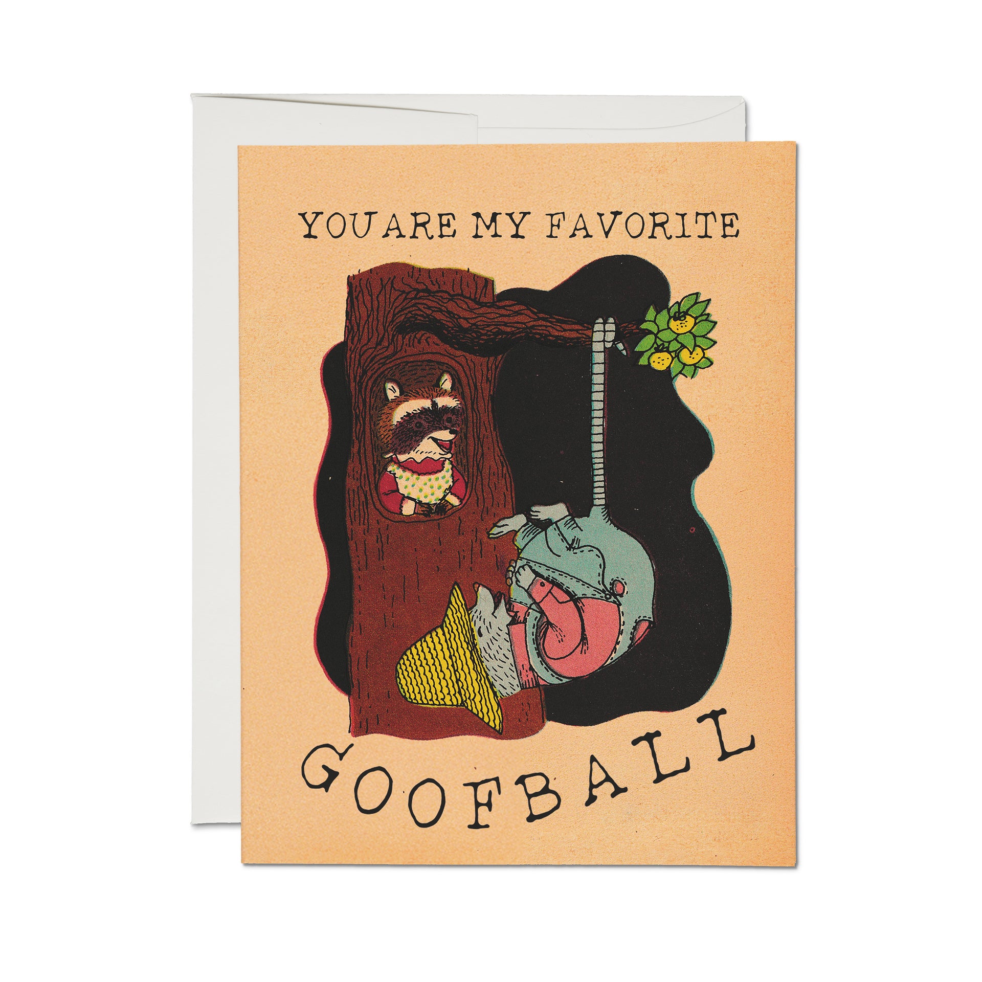 Goofball greeting card – Red Cap Cards
