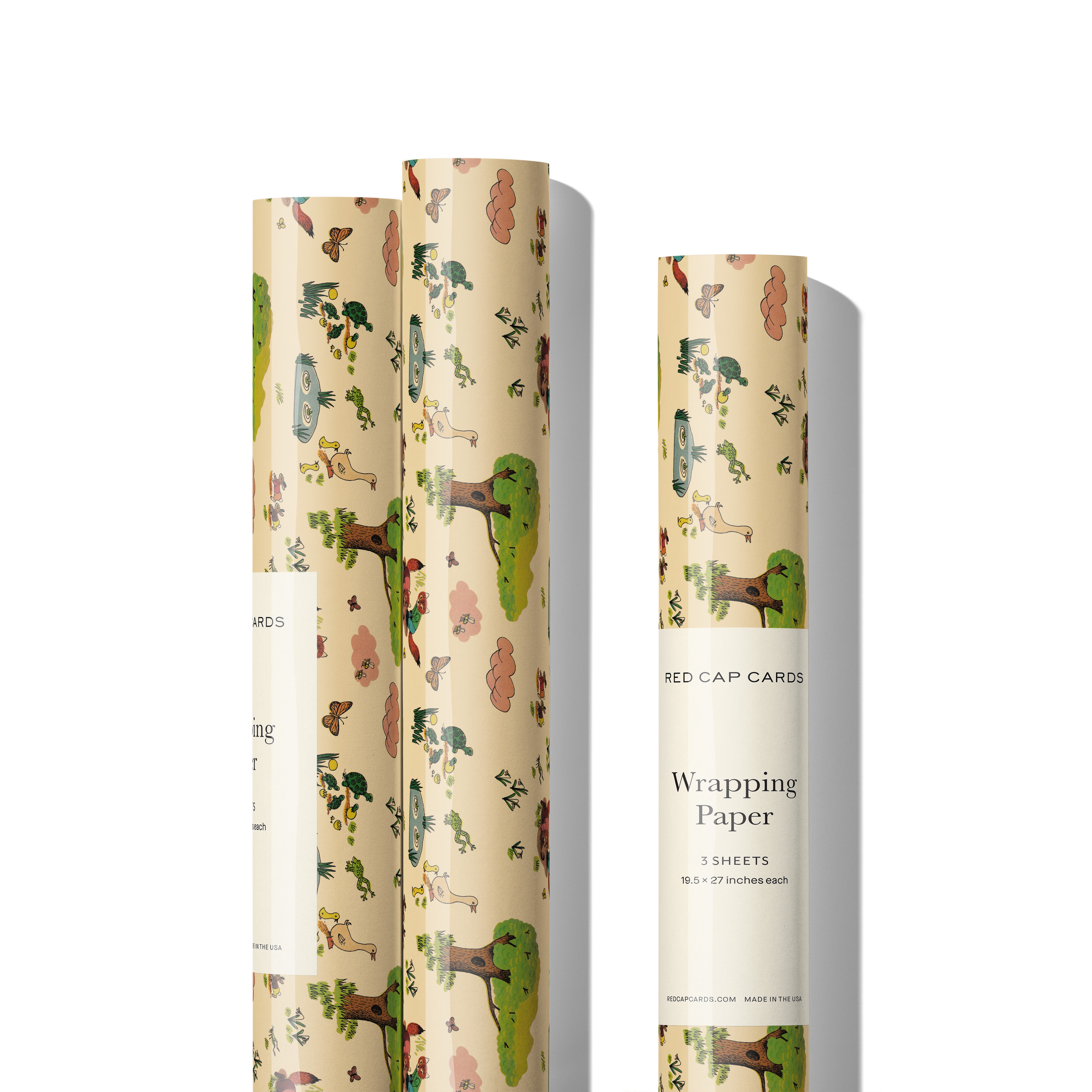 Whimsy Hollow wrapping paper – Red Cap Cards